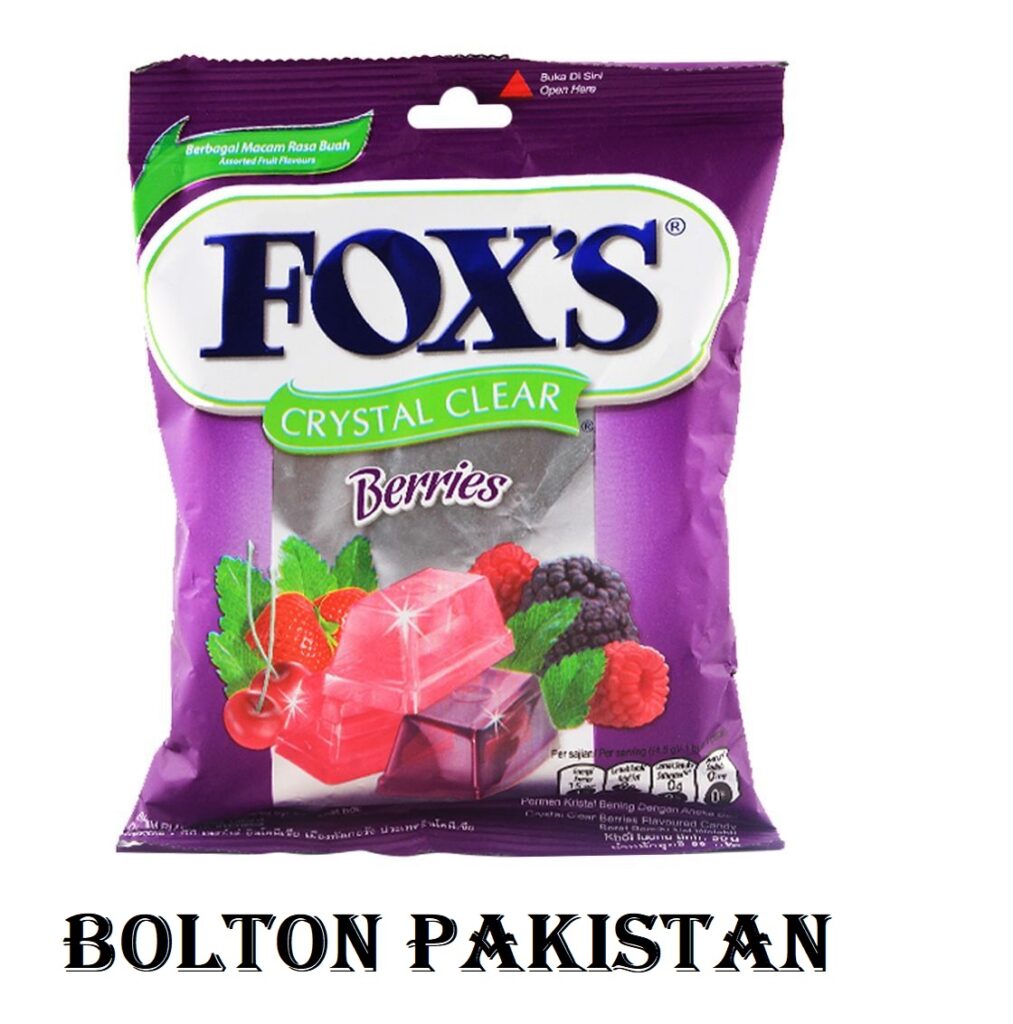 Fox Crystal Clear Berries Candy – 90g - BOLTON PAKISTAN